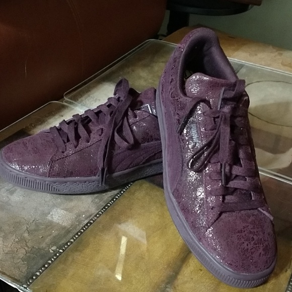 Puma | Shoes | Pumas Most Unique Color Plum | Poshmark
